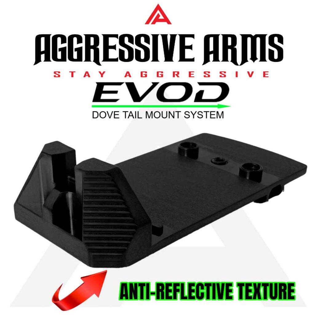 EVOD Dove Mount System for Glock RMSc Slide Sight Adapter